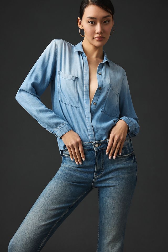 Pilcro The Yaya Mid-Rise Crop Jeans | Anthropologie UK