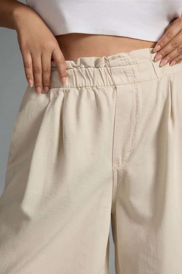 Pilcro High-Rise Cropped Paperbag Jeans | Anthropologie