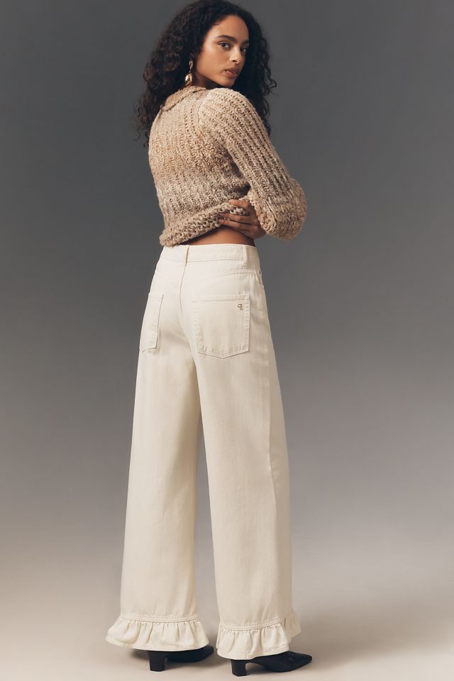 Pilcro Scandi Mid-Rise Wide Leg Jeans | Anthropologie