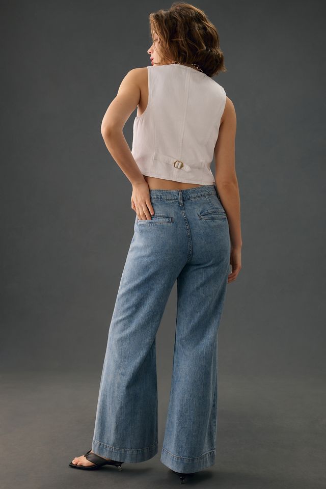 ASKK NY Pintuck Trouser Jeans | Anthropologie