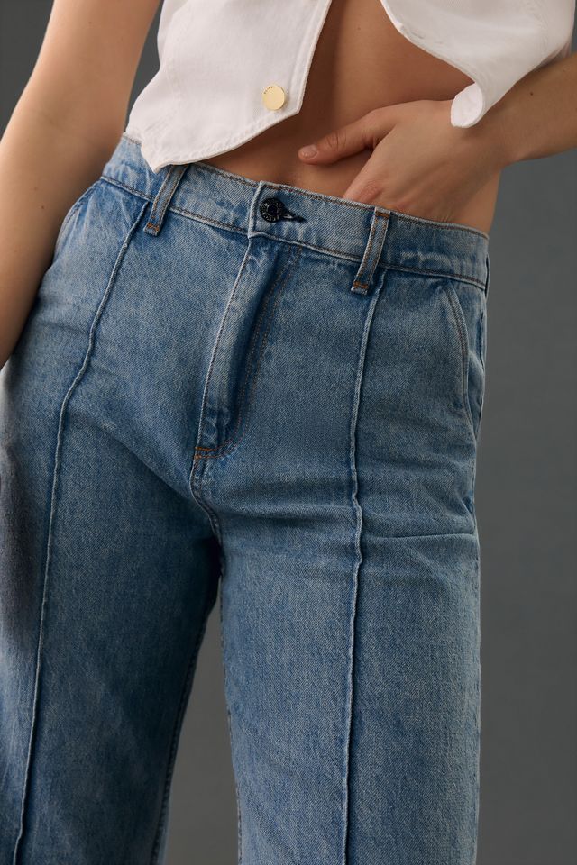 ASKK NY Pintuck Trouser Jeans | Anthropologie