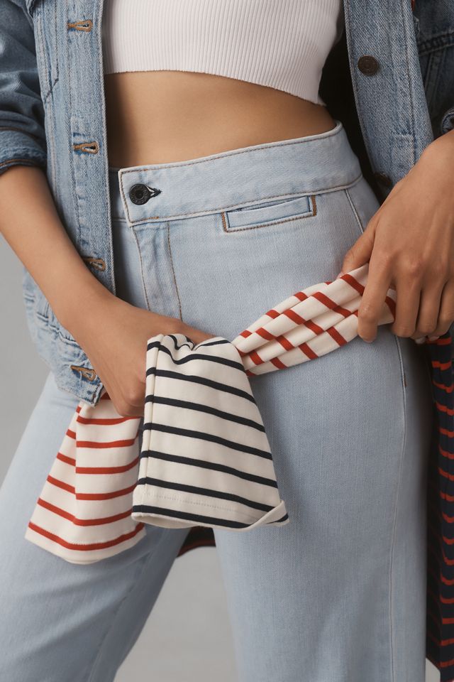 ASKK NY Brighton Crop High-Rise Wide-Leg Jeans | Anthropologie