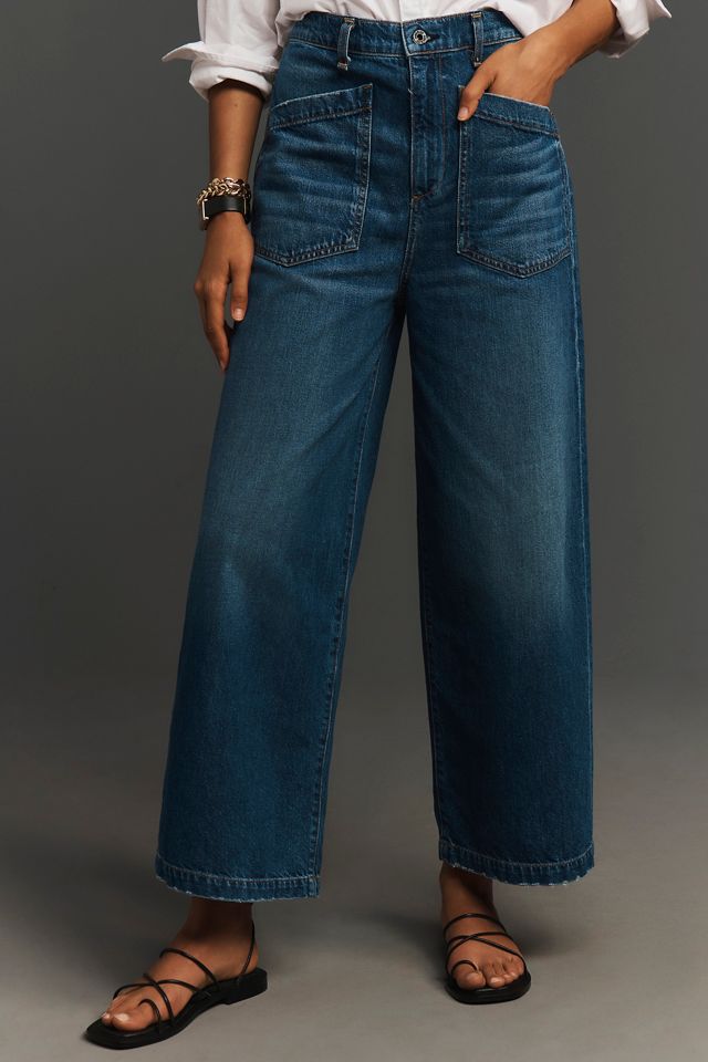ASKK NY Virginia High-Rise Cuff Jeans | Anthropologie