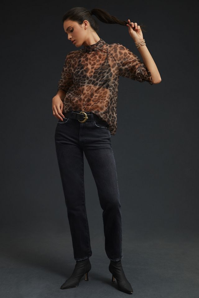 AMO Chloe High-Rise Crop Jeans | Anthropologie