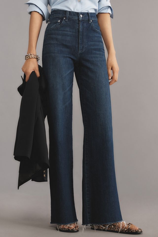 Le Jean Column Trouser High-Rise Jeans | Anthropologie