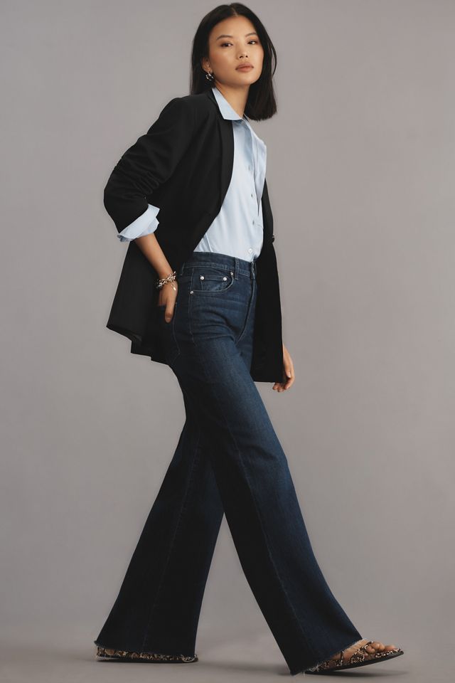 Le Jean Column Trouser High-Rise Jeans | Anthropologie