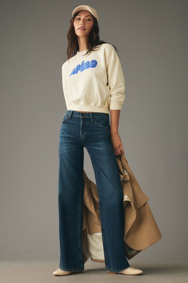 Hudson Rosie High-Rise Wide-Leg Jeans | Anthropologie