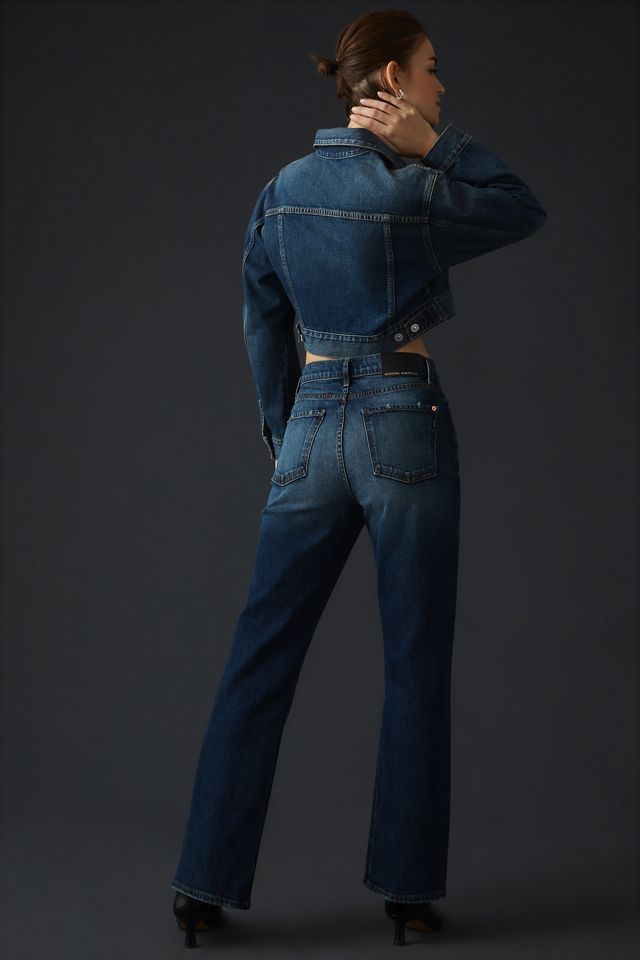 Modern American Jackson High-Rise Straight Jeans | Anthropologie