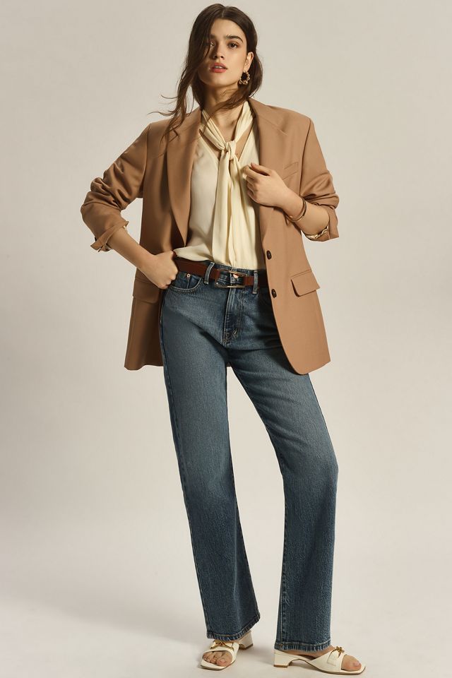 Modern American Jackson High-Rise Straight Jeans | Anthropologie