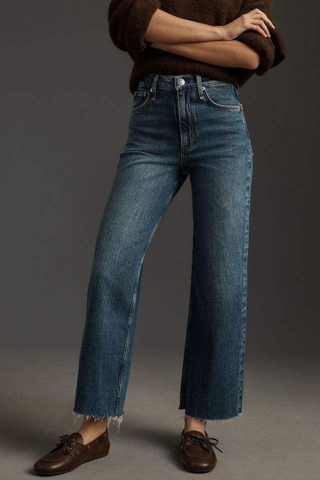 rag & bone Andi High-Rise Wide-Leg Ankle Jeans | Anthropologie