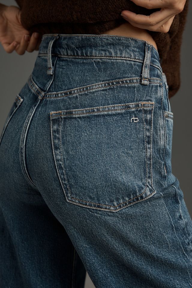 rag & bone Andi High-Rise Wide-Leg Ankle Jeans | Anthropologie