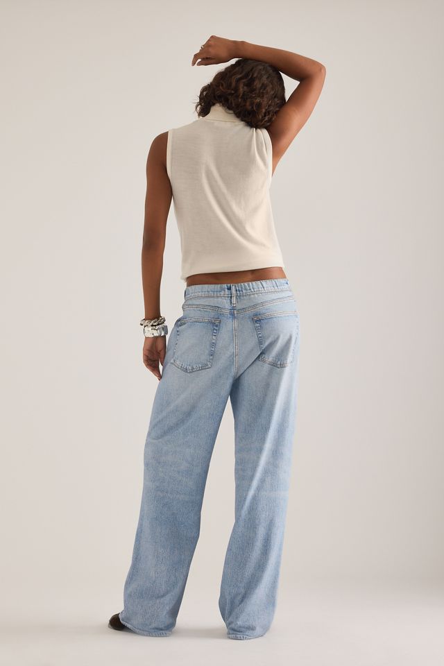 Rag & Bone Miramar Terry Wide-Leg Jeans | Anthropologie UK