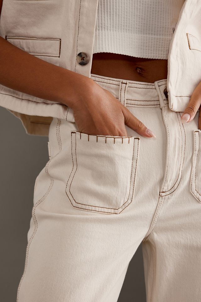 Seventy + Mochi Mabel High-Rise Straight-Leg Jeans | Anthropologie UK