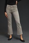 Frame Le Cropped Mini Boot Plaid Jeans | Anthropologie