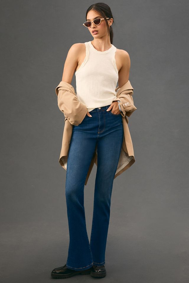 Frame Le Super High High-Rise Straight-Leg Jeans | Anthropologie