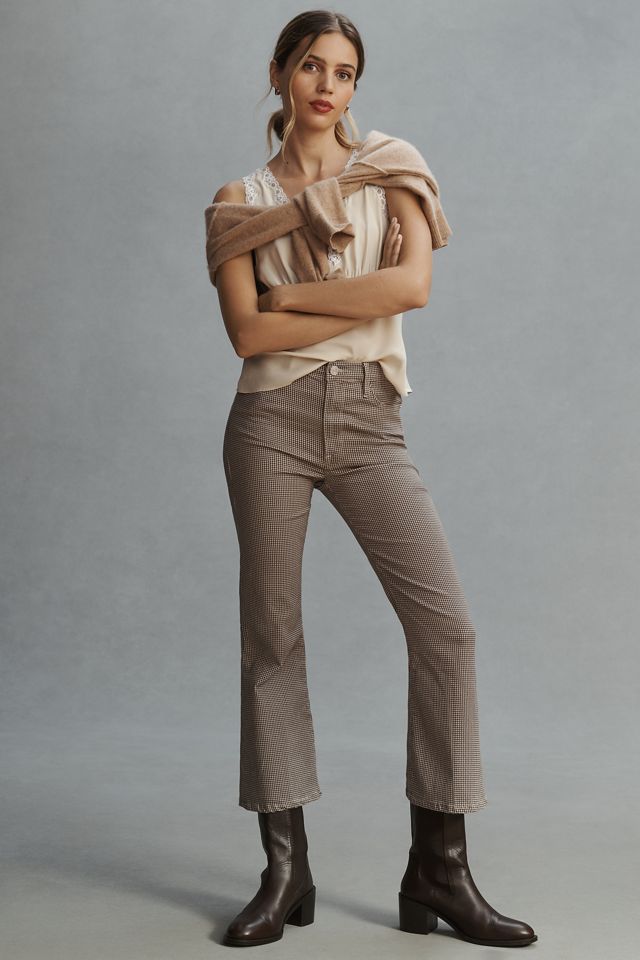 Frame Le Crop Flare High-Rise Jeans | Anthropologie