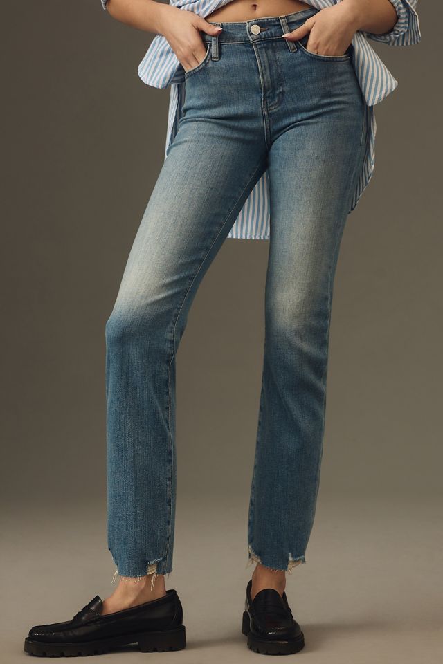 FRAME Le High Straight High-Rise Jeans | Anthropologie