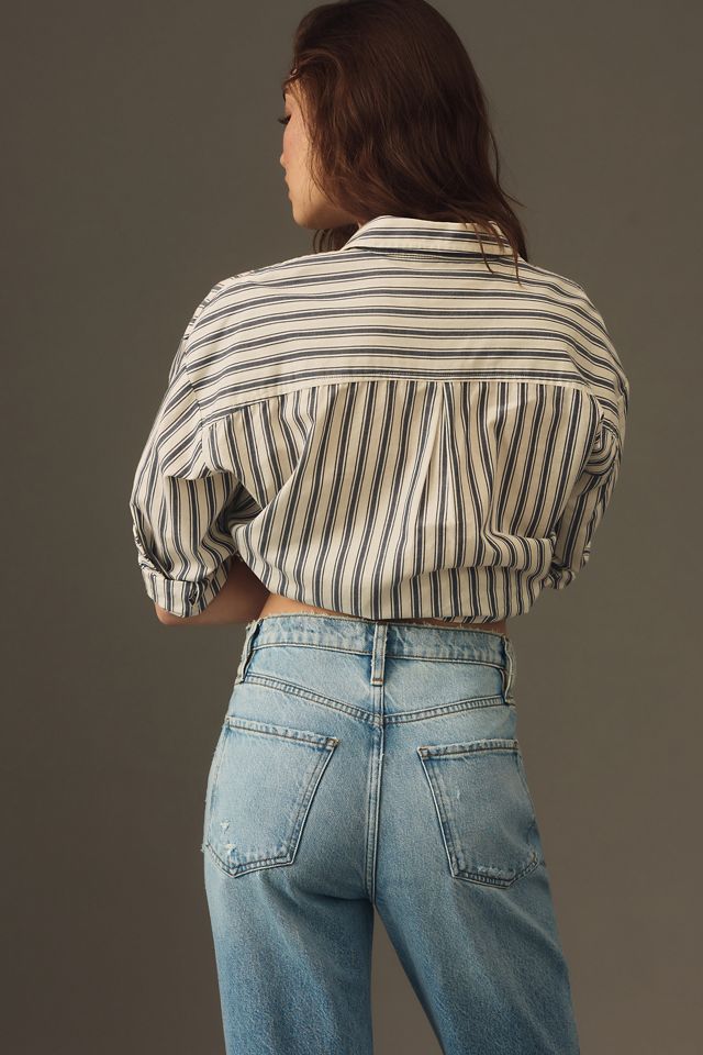 FRAME Le Jane High-Rise Straight-Leg Jeans | Anthropologie