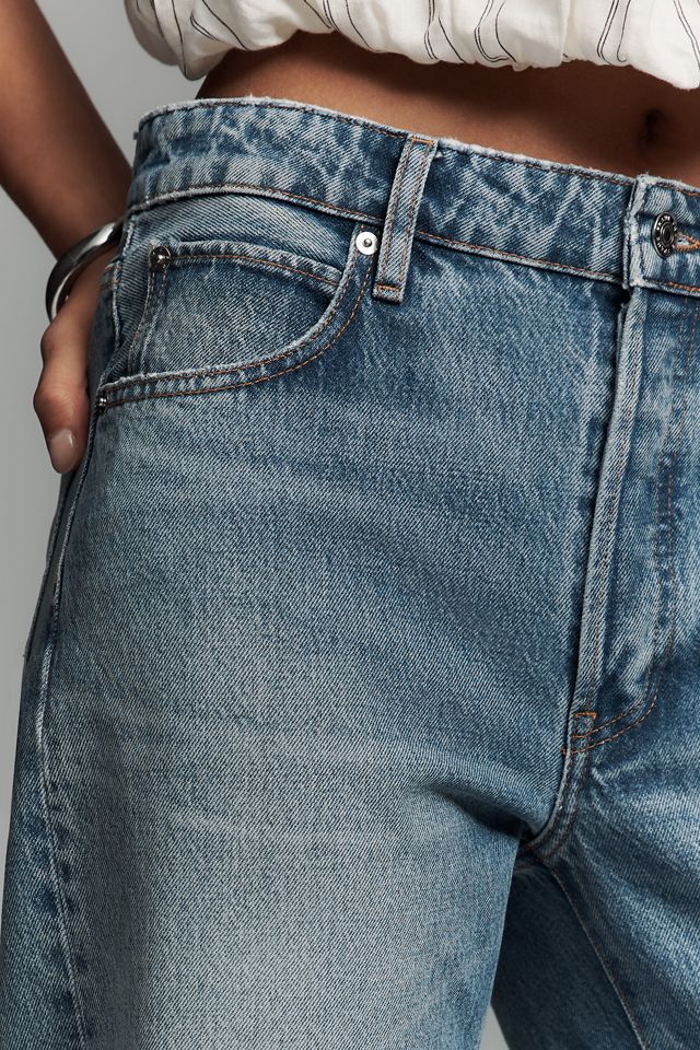 FRAME The Essential High-Rise Straight-Leg Jeans | Anthropologie