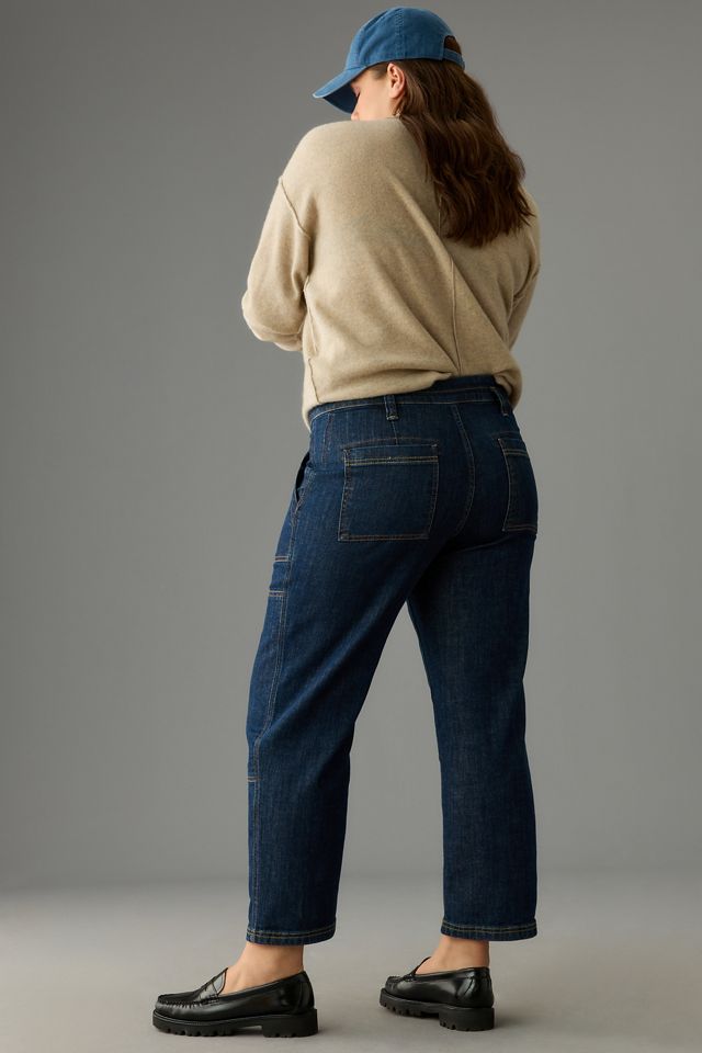 The Wanderer Polished Relaxed-Leg Jeans by Pilcro | Anthropologie