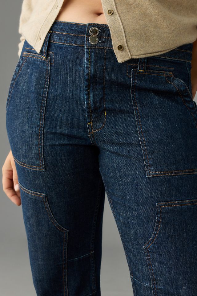 The Wanderer Polished Relaxed-Leg Jeans by Pilcro | Anthropologie