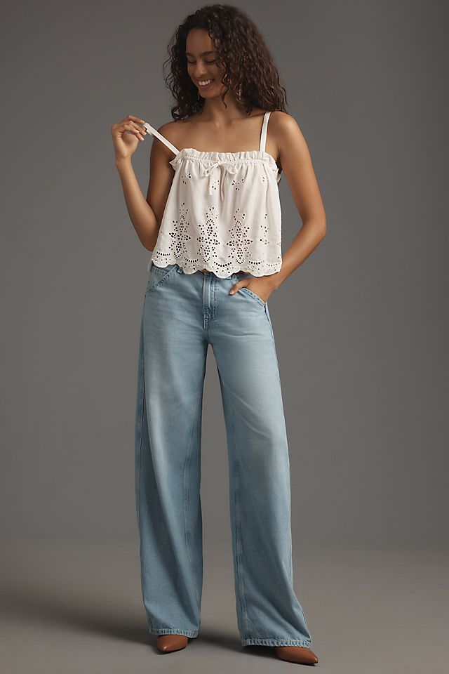 RE/DONE Painter High-Rise Wide-Leg Jeans | Anthropologie RE/DONE Painter High-Rise Wide-Leg Jeans | Anthropologie