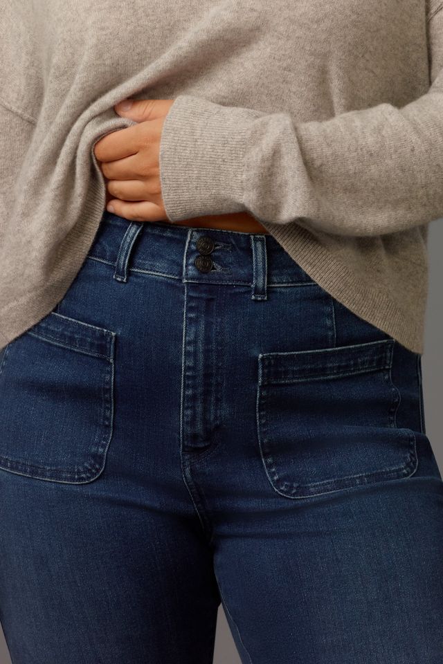 Maeve High-Rise Mega-Flare Jeans | Anthropologie