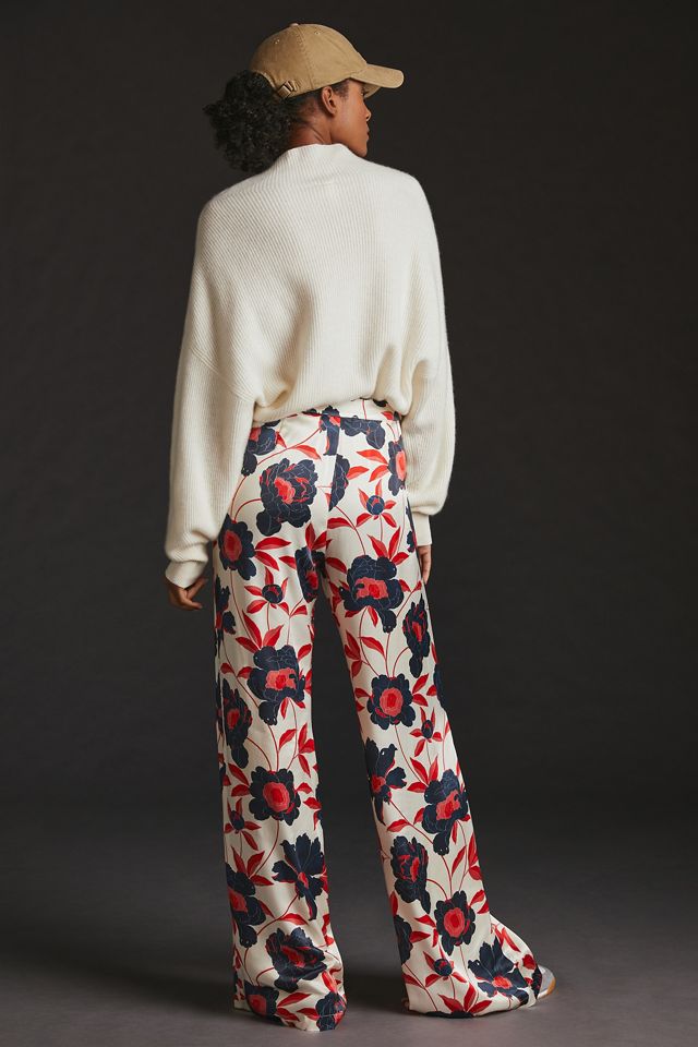 Corey Lynn Calter Printed Wide-Leg Pants | Anthropologie