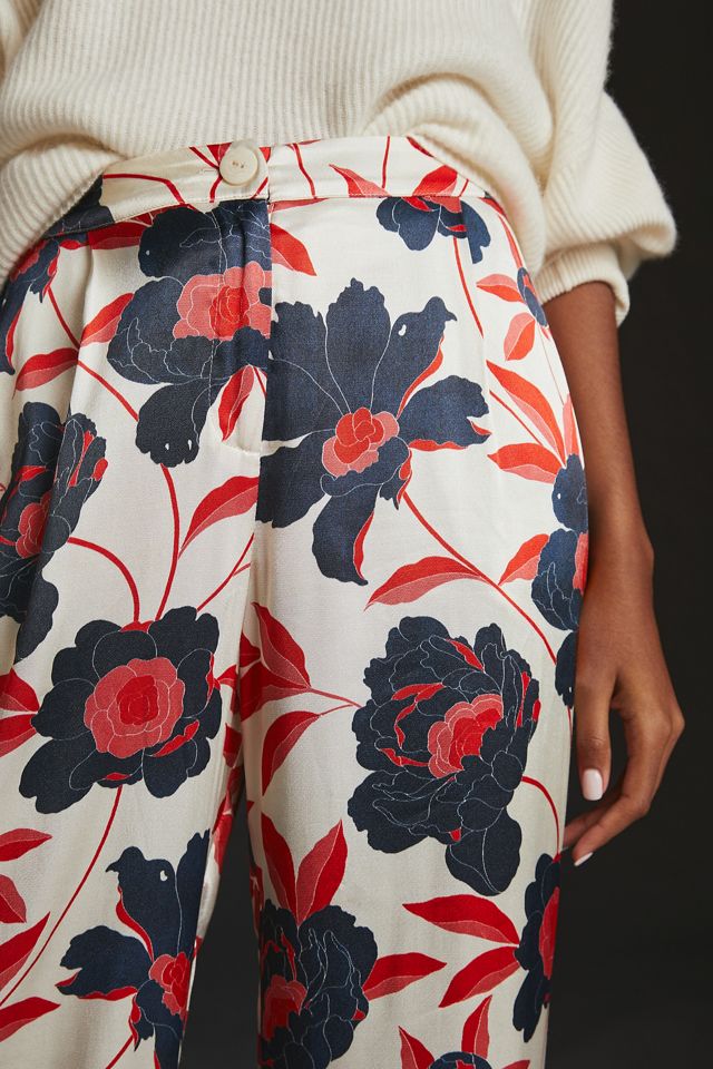 Corey Lynn Calter Printed Wide-Leg Pants | Anthropologie