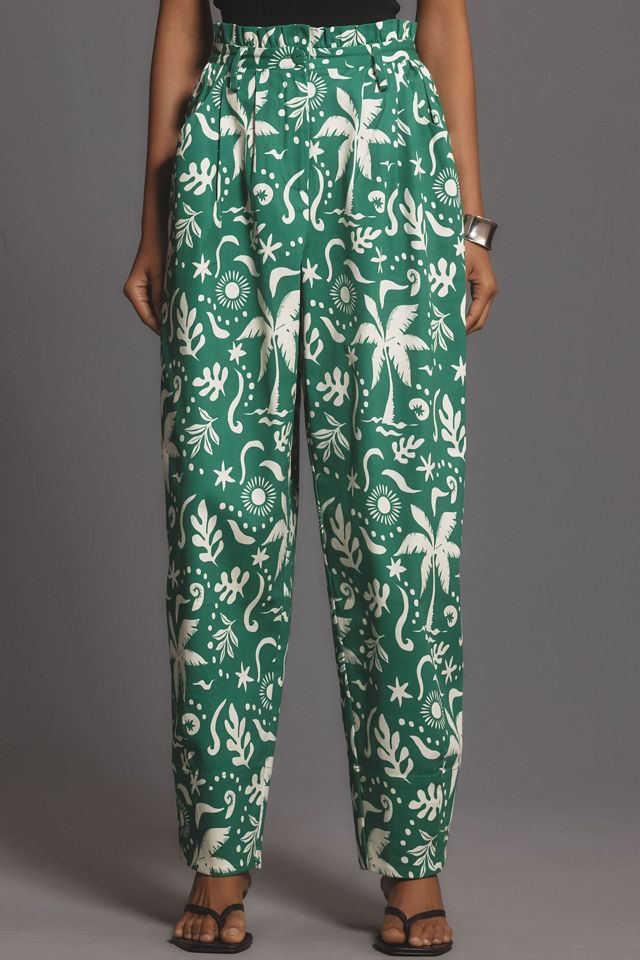 Corey Lynn Calter Paperbag Barrel Pants | Anthropologie