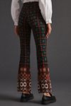 Maeve Knit Kick Flare Pants | Anthropologie