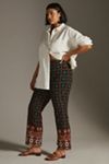 Maeve Knit Kick Flare Pants | Anthropologie