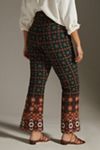 Maeve Knit Kick Flare Pants | Anthropologie