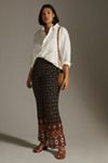 Maeve Knit Kick Flare Pants | Anthropologie