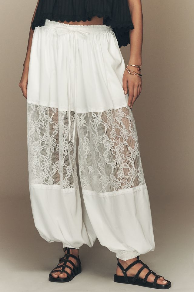 Forever That Girl Lace Balloon Pants | Anthropologie