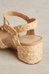 Farylrobin Raffia Block Heels | Anthropologie