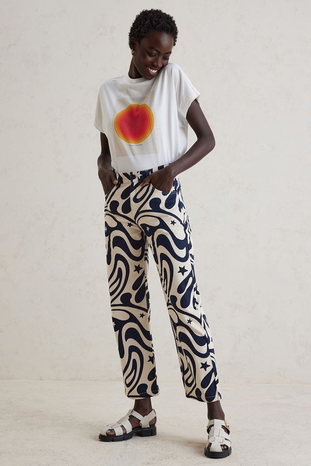Thinking MU Printed Nele Jeans | Anthropologie UK