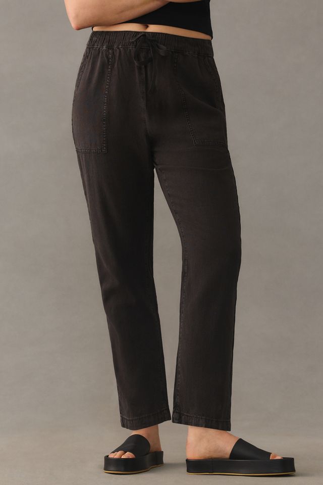 Pilcro Linen Drawstring Pants | Anthropologie