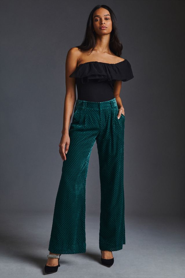 The Avery Low-Rise Wide-Leg Trousers | Anthropologie