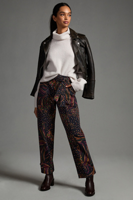 Farm Rio Tie-Waist Pants | Anthropologie