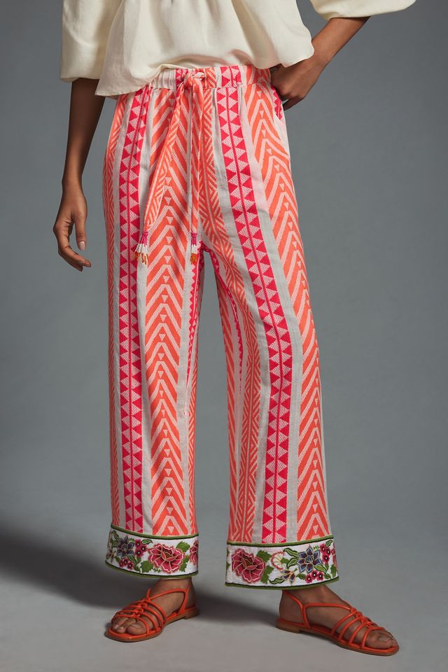 Farm Rio Geometric Pants | Anthropologie