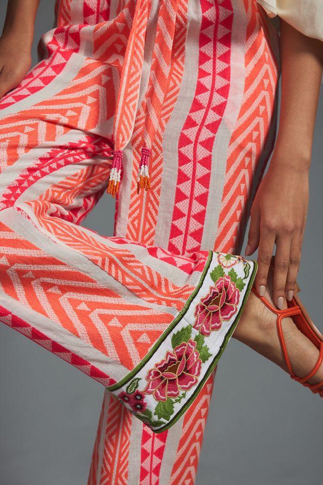 Farm Rio Geometric Pants | Anthropologie