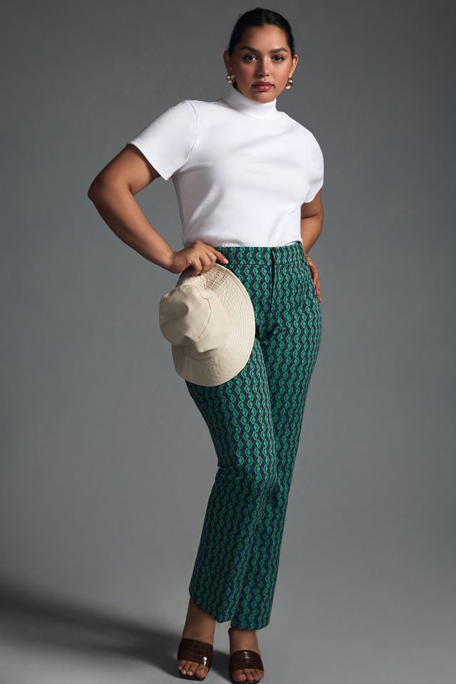 Maeve Essential High-Rise Kick-Flare Pants | Anthropologie