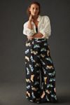 Sarah Gordon x Maeve Printed Wide-Leg Pants | Anthropologie