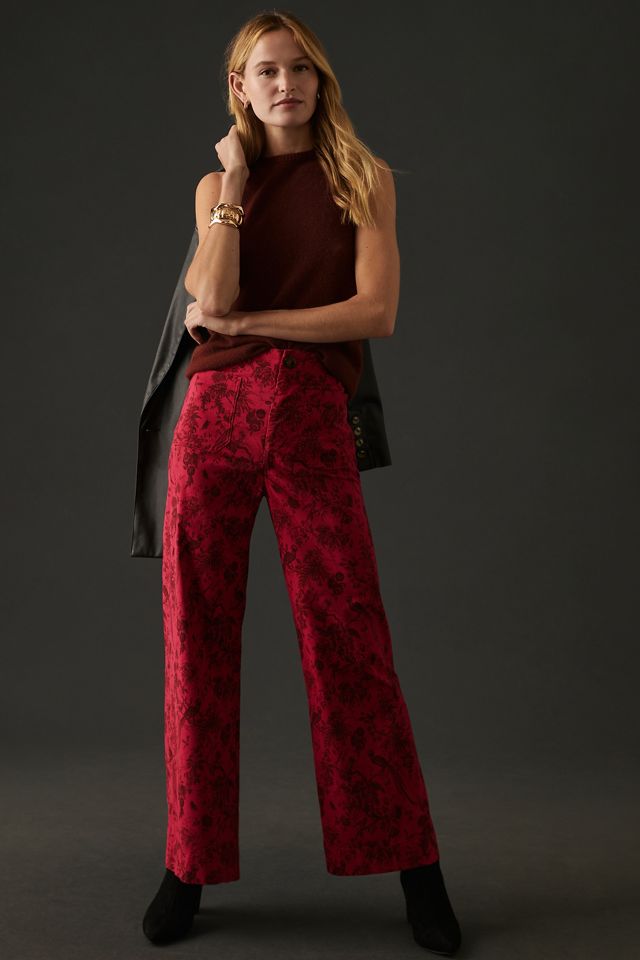 The Colette Cropped Wide Leg Pants Anthropologie