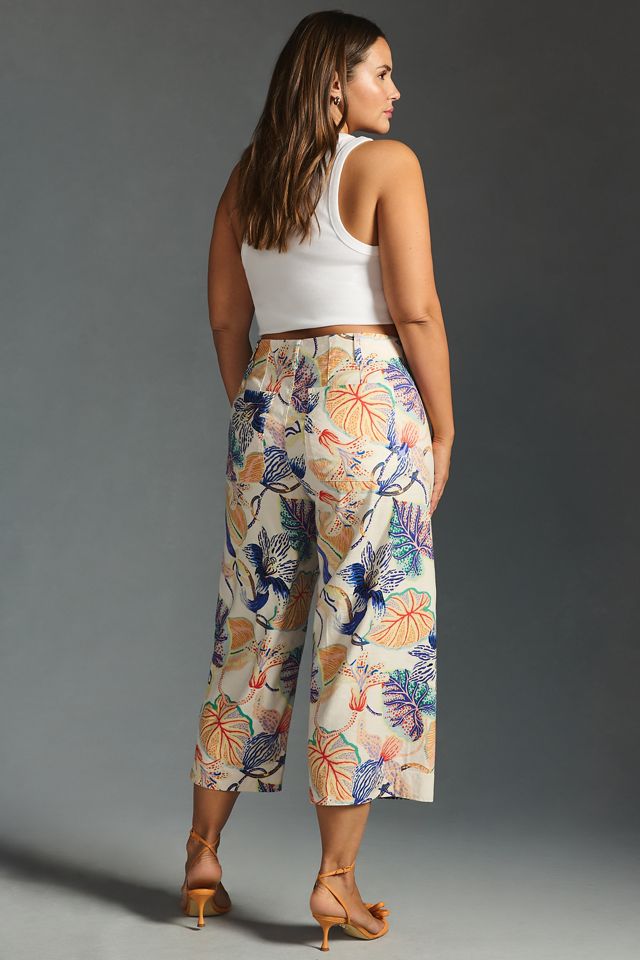The Colette Cropped Wide-Leg Pants: Sarah Gordon Artist Edition ...