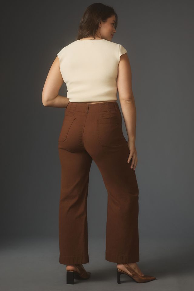 The Colette Full-Length Wide-Leg Pants by Maeve | Anthropologie