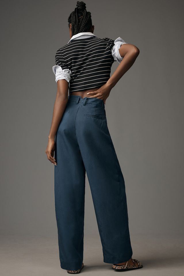 By Anthropologie Slouchy Wide-Leg Trousers | Anthropologie