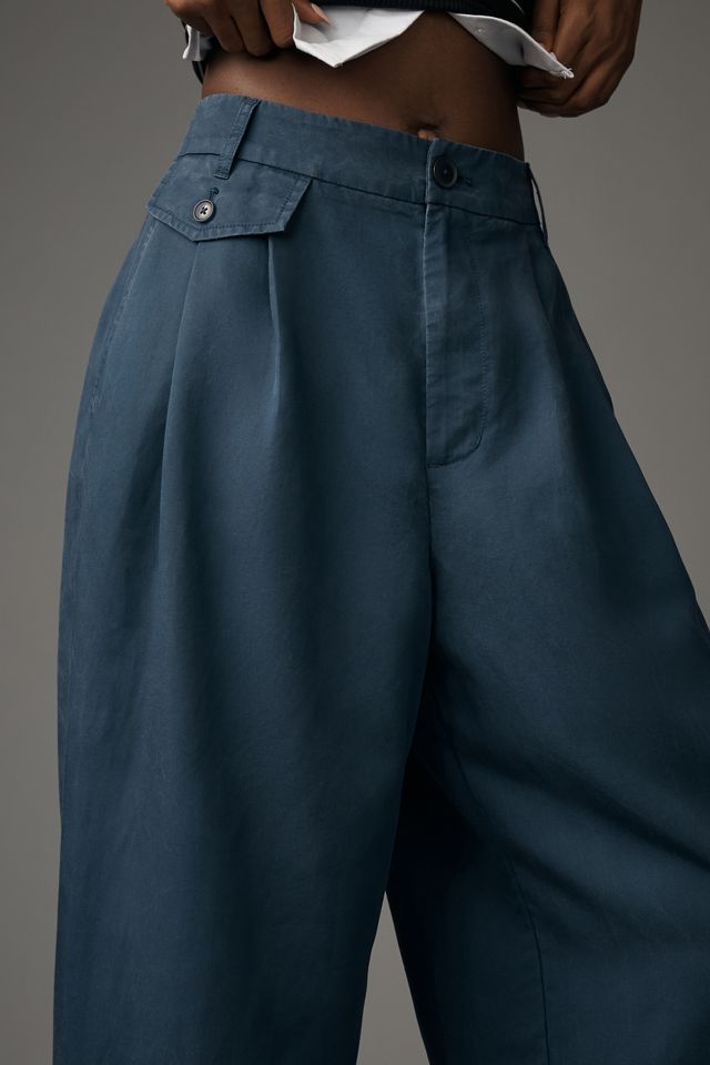 By Anthropologie Slouchy Wide-Leg Trousers | Anthropologie