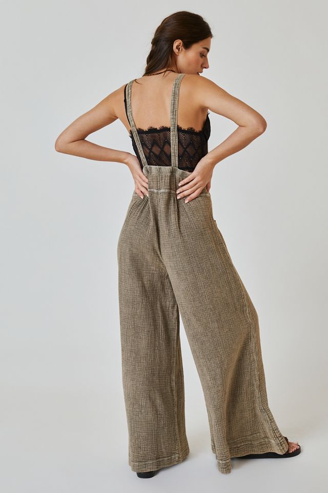 Maronie Gauze Overalls | Anthropologie